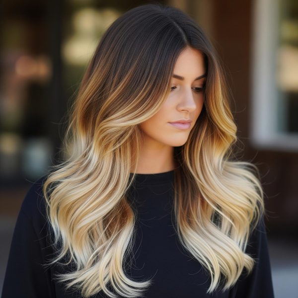 Airtouch Balayage: 3 Vorteile natürlich blonder Strähnen